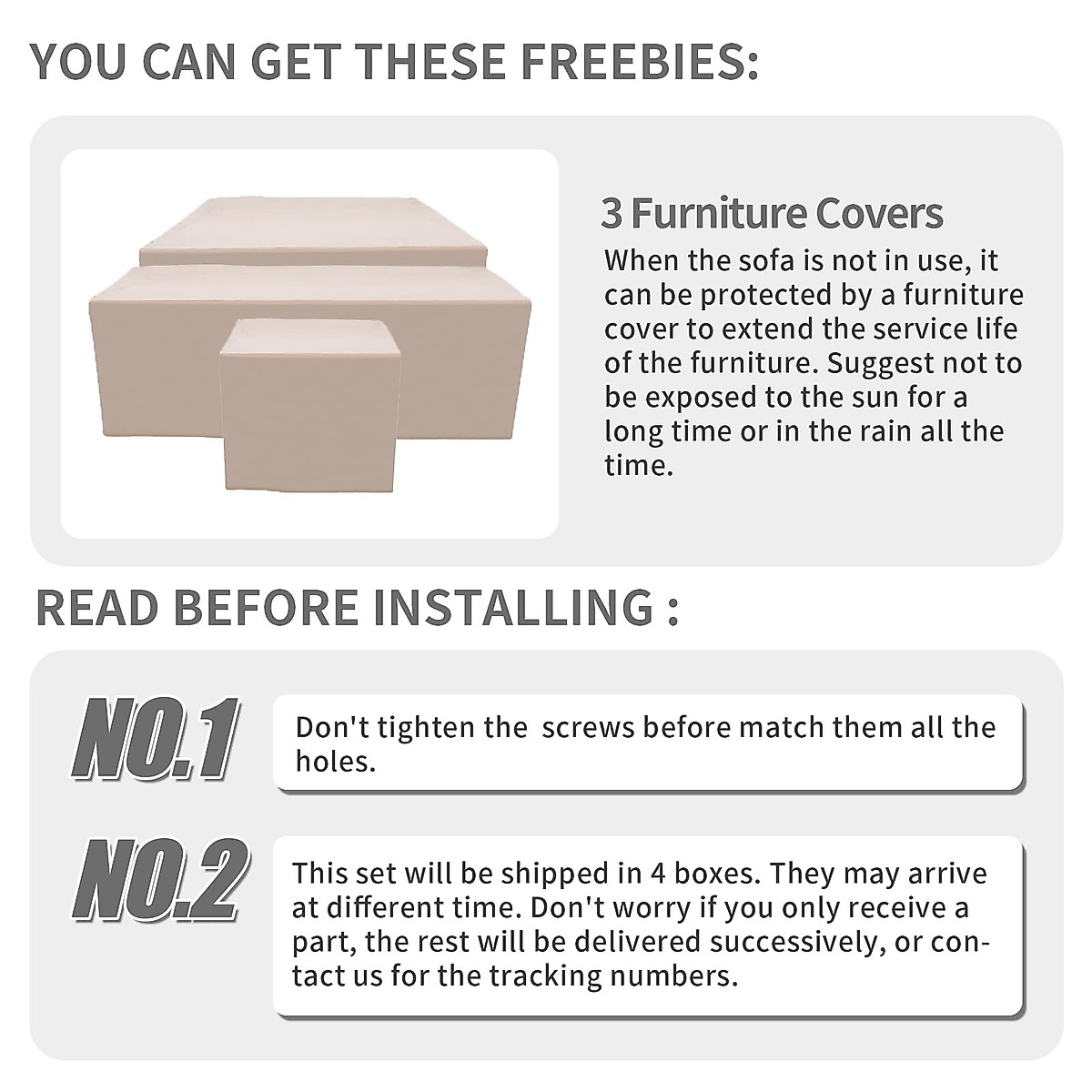 WAROOM 7 Pieces Patio Furniture Set PE Wicker Outdoor Brown Rattan Sectional Sofa Loveseat Couch Conversation Sets with Storage Bin Coffee Table and Propane Fire Pit, Anti-Slip Grey Cushion