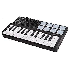 Btuty 25-Key MIDI Keyboard Panda mini Portable Mini Drum Pad MIDI Controller, USB