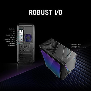 ASUS ROG G13CH (2023) Gaming Desktop PC, Intel Core i5-13400F, NVIDIA GeForce RTX 3050, 512GB NVMe PCIe SSD, 8GB DDR4 RAM, Windows 11, G13CH-DB503,Black