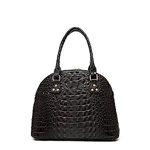 Staci Embossed Shoulder Bag Top Handle Textured Satchel by Mia K. Farrow