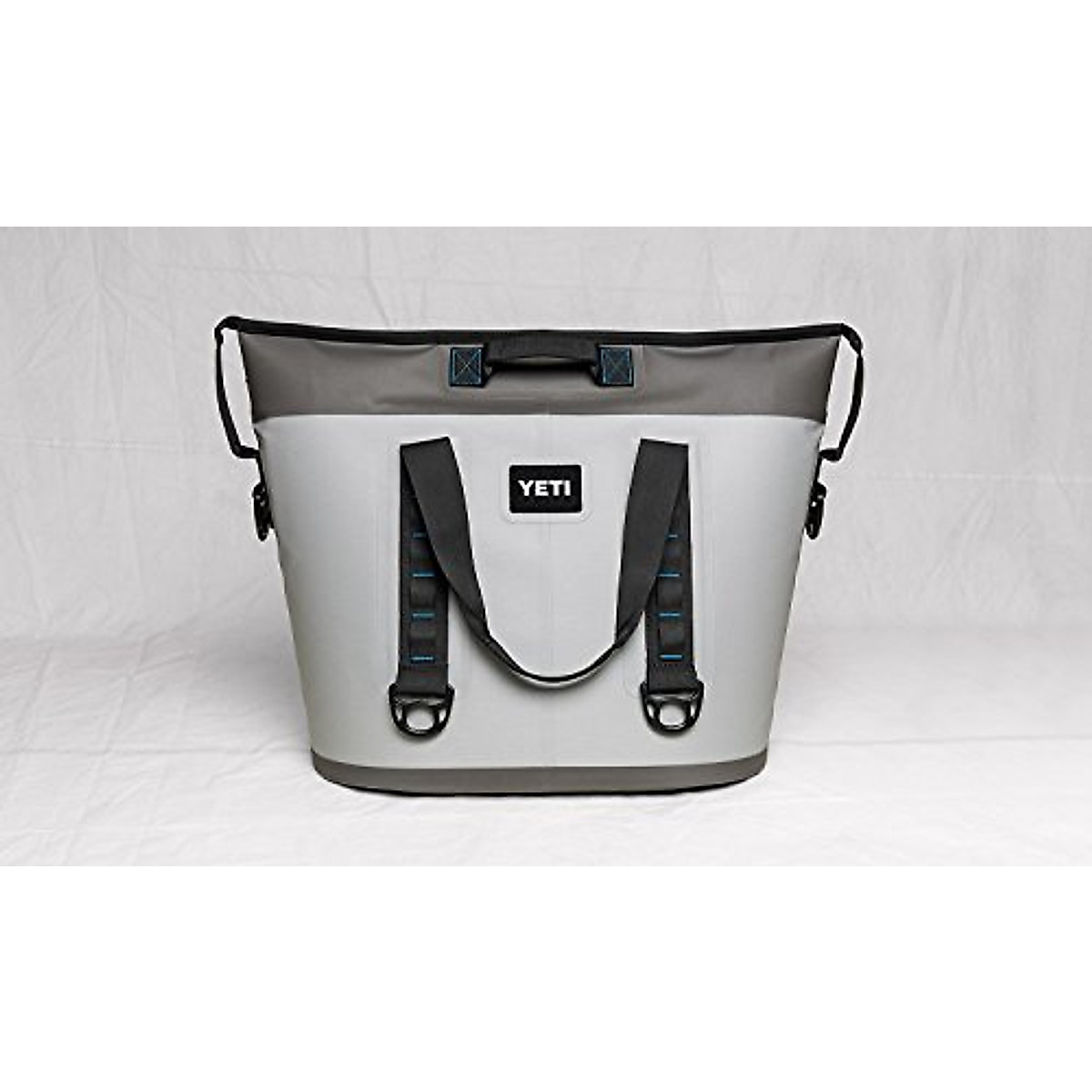 YETI Hopper Two 40 Portable Cooler, Fog Gray/Tahoe Blue