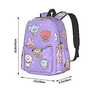 cute kpop Lightweight Bookbag school backpack laptop backpack For College Students Suitable For Teenagers Adults Fitness Professionals Business Travel hiking backpack christmas gifts T17