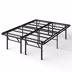 ZINUS SmartBase Heavy Duty Mattress Foundation, 18 Inch Metal Platform Bed Frame, No Box Spring Needed, Sturdy Steel Frame, Underbed Storage, King