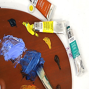 Winsor & Newton Winton Oil Color Paint, Starter Set, 10 x 37ml Tubes, 12 Piece Set