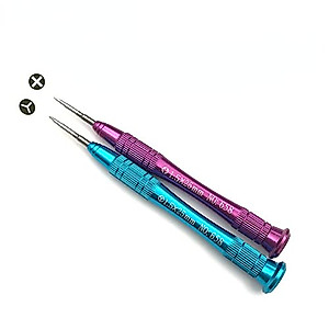 NSLikey Metal Cross Three-Wing Screwdriver Tool Replacement for 3DS 3DS XL 3DSLL NDSI PSP 1000 2000 3000 PS5 PS4 PSV 1000 2000 Controller Color Random (Three-Wing + Cross)