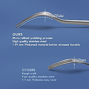 40 Piece Silverware Set Service for 8, EIUBUIE Premium Stainless Steel Cutlery Set, Matte Finish Unique Flatware Sets, Modern Kitchen Tableware Eating Utensil Sets Include Spoons Forks Knives