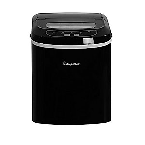 Magic Chef 27-Lb. Portable Black Countertop Ice Maker, 27 lb