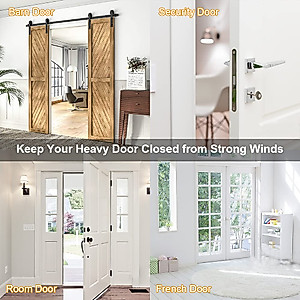 Jiayi Magnetic Cabinet Door Catches Heavy Duty Magnetic Door Latch 110lbs Large Cabinet Magnets Latches Stainless Steel Magnetic Door Catch for Heavy Door Closing Cupboard Door Closure Magnet