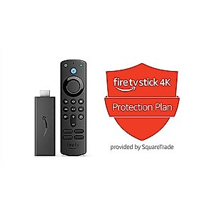 Fire TV Stick 4K Bundle with 2-Year Protection Plan