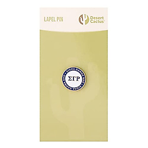 Sigma Gamma Rho Lapel Pin Sorority Enamel Greek Letter Formal Wear Blazer Jacket (Lapel Pin - Design D)