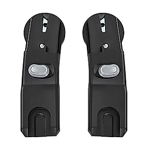 Elittle Baby Car Seat Adapters Compatible with Multiple Models of Car Seats for Maxi-COSI，Nuna，Cybex，Besafe, The Bottom Must be Attached to The Elittle Emu Stroller