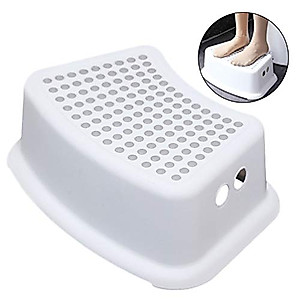 Garneck Portable Stool Toilet Training Step Stool Step Stool Kids Bedroom Potty Training Stool Safety Stools for Kitchen Bathroom Living Room Plastic Stool Toddler Step Stool