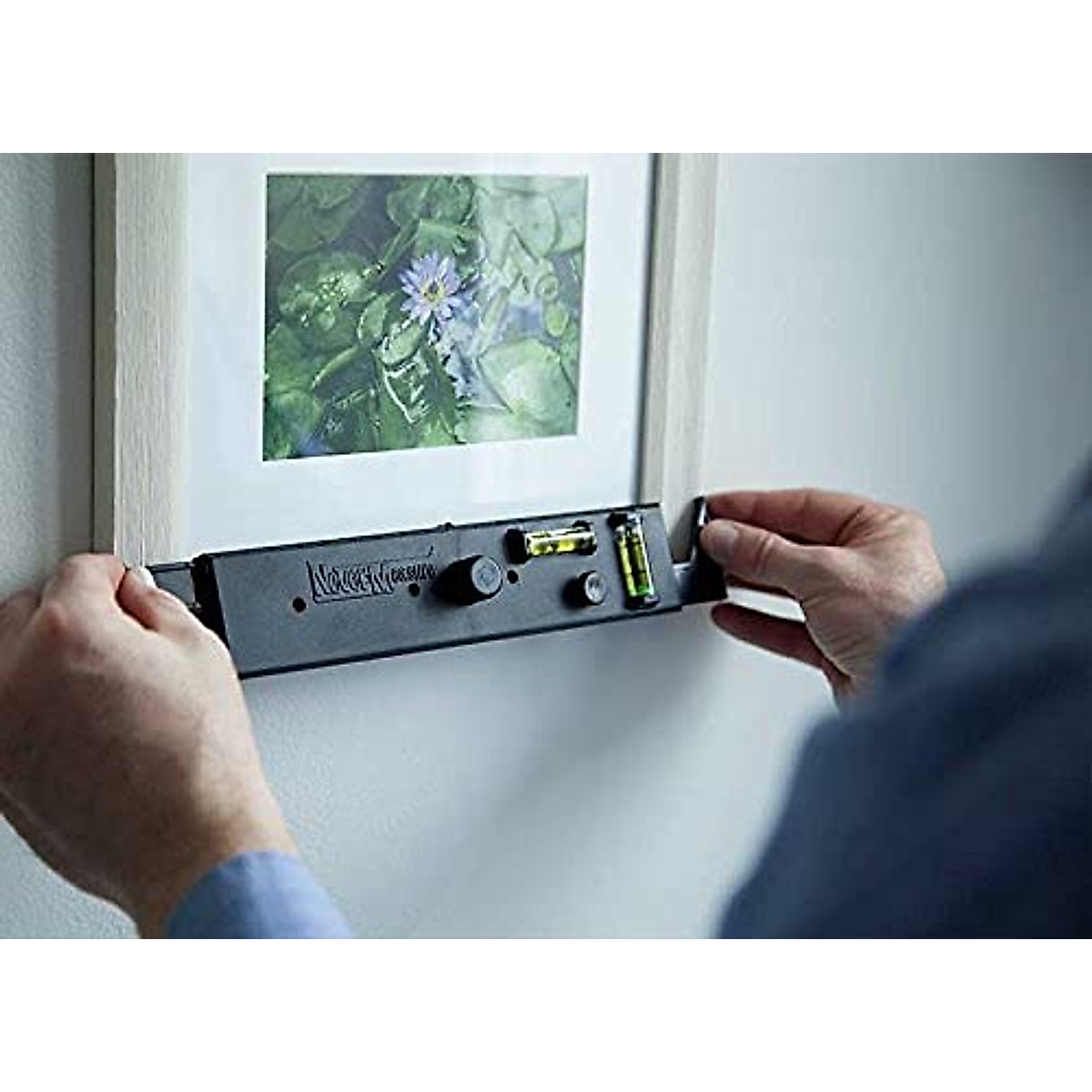 Picture Hanging Tool - The Hanging and Leveling Tool so You get it Perfect The First time. (2-Size Bundle Pack) – Use Never Measure Picture Hanging Kit to Easily Hang Pictures, Collages, and Frames!