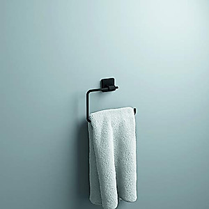 Franklin Brass MAX46-FB Maxted Towel Ring in Matte Black