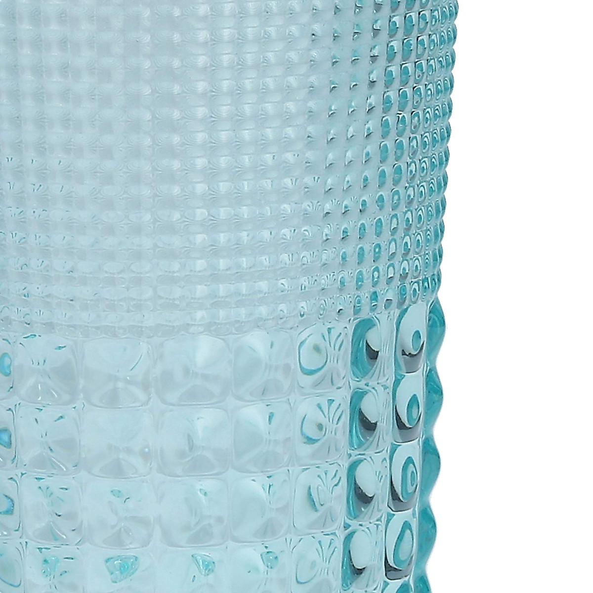 Fortessa Malcolm Double Old Fashioned Cocktail Glass 6 Pack, 11.5-Ounce, Pool Blue