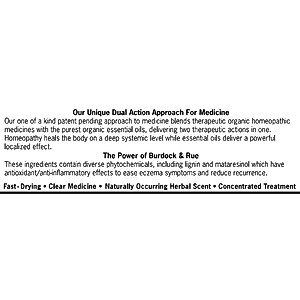 Forces of Nature Eczema Control, Organic Homeopathic Medicine, 0.37 Fl Oz, Soothing Eczema Treatment, Multi Symptom Relief from Dry, Itchy, Irritated Skin &amp; Flare-Ups, Steroid-Free Skin Care