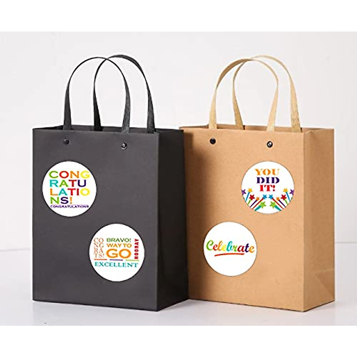 Congratulations Stickers Assortment Congrats Envelopes Seals,Graduation,Encouragement Labels for Men,Women,and Kids,2 Inch 504 Pcs