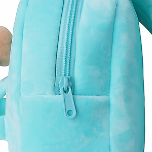 Gloveleya Kids Backpacks Girls Backpack Plush Bags with Soft Baby Doll Green 9"