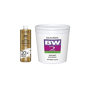 Clairol Professional Lightener and Developer for Hair Coloring Bundle