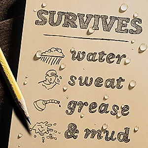 Rite In The Rain Field Flex Memo Book Tan, 6 x 3.5 x 0.25