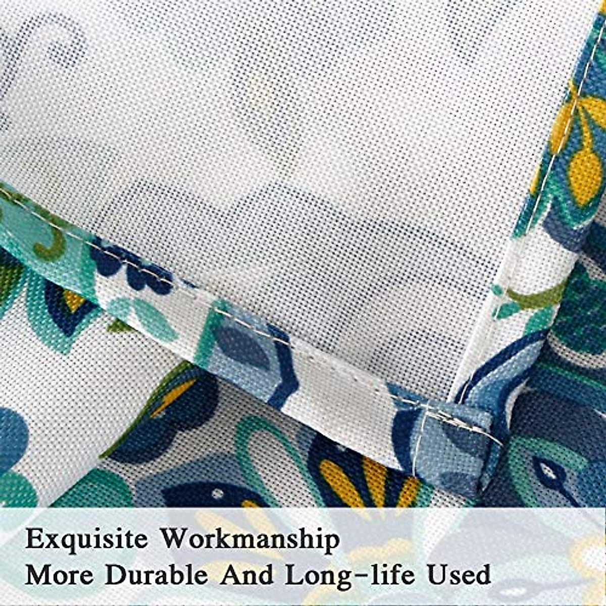 Lamberia Tablecloth Waterproof Spillproof Polyester Fabric Table Cover for Kitchen Dinning Tabletop Decoration (Paisley, 60"x84")