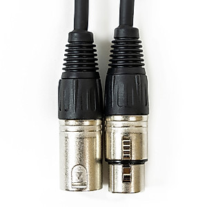 Gearlux DMX Cable 100ft 3-Pin Male-to-Female - 2 Pack