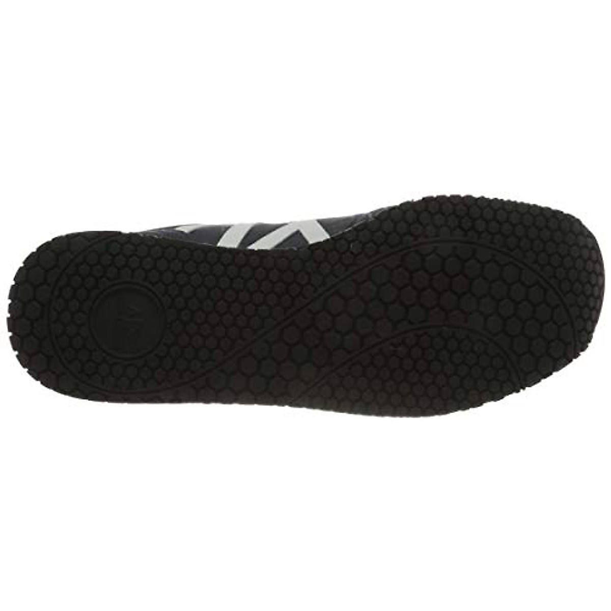 AX Armani Exchange mens Lace Up Logo Sneaker, Navy + Optical White, 10 US