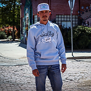 Salty Rodeo ICY OG Hat- Tall Crown White Yupoong Snapback Western Wear Snapback - One Size Fits Most