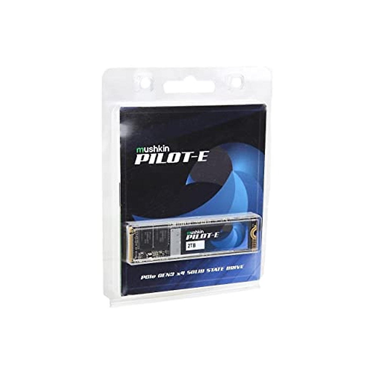Mushkin Pilot-E – 2TB PCIe NVMe – Opal Data Encryption – M.2 (2280) Internal Solid State Drive (SSD) – Gen3 x4 – 3D TLC - (MKNSSDPE2TB-D8)