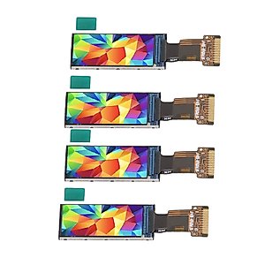 IPS Display Screen, 4pcs ST7735S Drive Fast Response 0.96 Inch TFT Screen for STM32 Controller Board