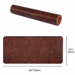 Londo Top Grain Leather Extended Mouse Pad - Desk Mat