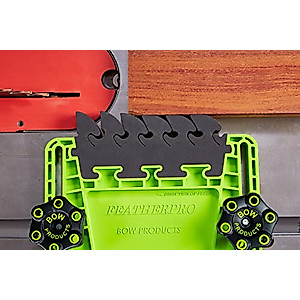 BOW Products FeatherPRO FP1 - Featherboard for Tables Saws, Router Tables and Band Saws - EVA Feathers that Reduce Kickback - Woodworking Tools and Safety Accessories