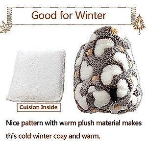 Oncpcare Winter Warm Hamster Bed Playing Soft Hamster Hammock Sleeping Cute Small Animals Nest Hanging Home Resting for Young Guinea Pig Degu Drawl Hedgehog