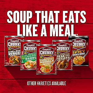 Campbell’s Chunky Soup, Healthy Request Chicken Noodle Soup, 16.1 Oz Can (Case of 8)