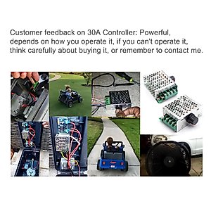 RioRand 7-70V PWM DC Motor Speed Controller Switch 30A