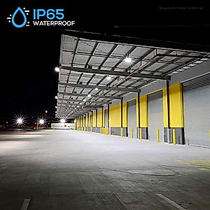 LEONLITE LED High Bay Light 240W 33,600lm 1-10V Dimmable UL Listed 5000K Daylight, 100-277V IP65 Commercial UFO LED High Bay Light for Gym Factory Warehouse Barn