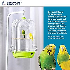 Prevue Hendryx SP31999G Classic Round Bird Cage, Green,1/2"