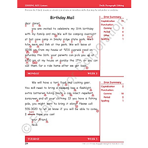 Evan-Moor Daily Paragraph Editing, Grade 4
