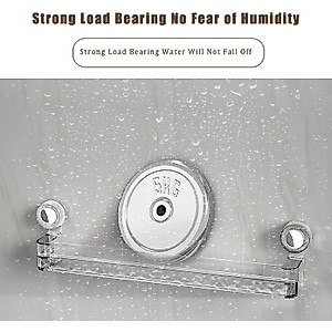 Suction Cup Retractable Slipper Rack - 2 in 1 Wall Mounted Slippers Towel Pole, Wall Mounted Adjustable Towel Rack, No Drilling Hang Walls, for Bathroom, Pantry, Kitchen, Utility Room (Mix)