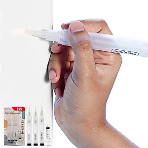 Paint Touch Up Pens Refillable - 5ml Touch Up Paint Pens for Walls | Pack of 3 Touch Up Paint Pen | Refillable Paint Pen for Touch Ups | Cabinet Touch Up Paint |Perfect Paint Touch Up Pen with Syringe