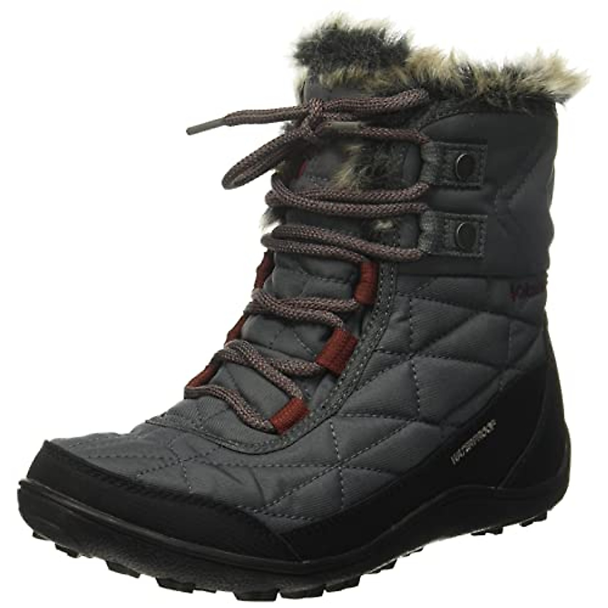 Columbia Women's Minx Shorty III, Graphite/Deep Rust, 8