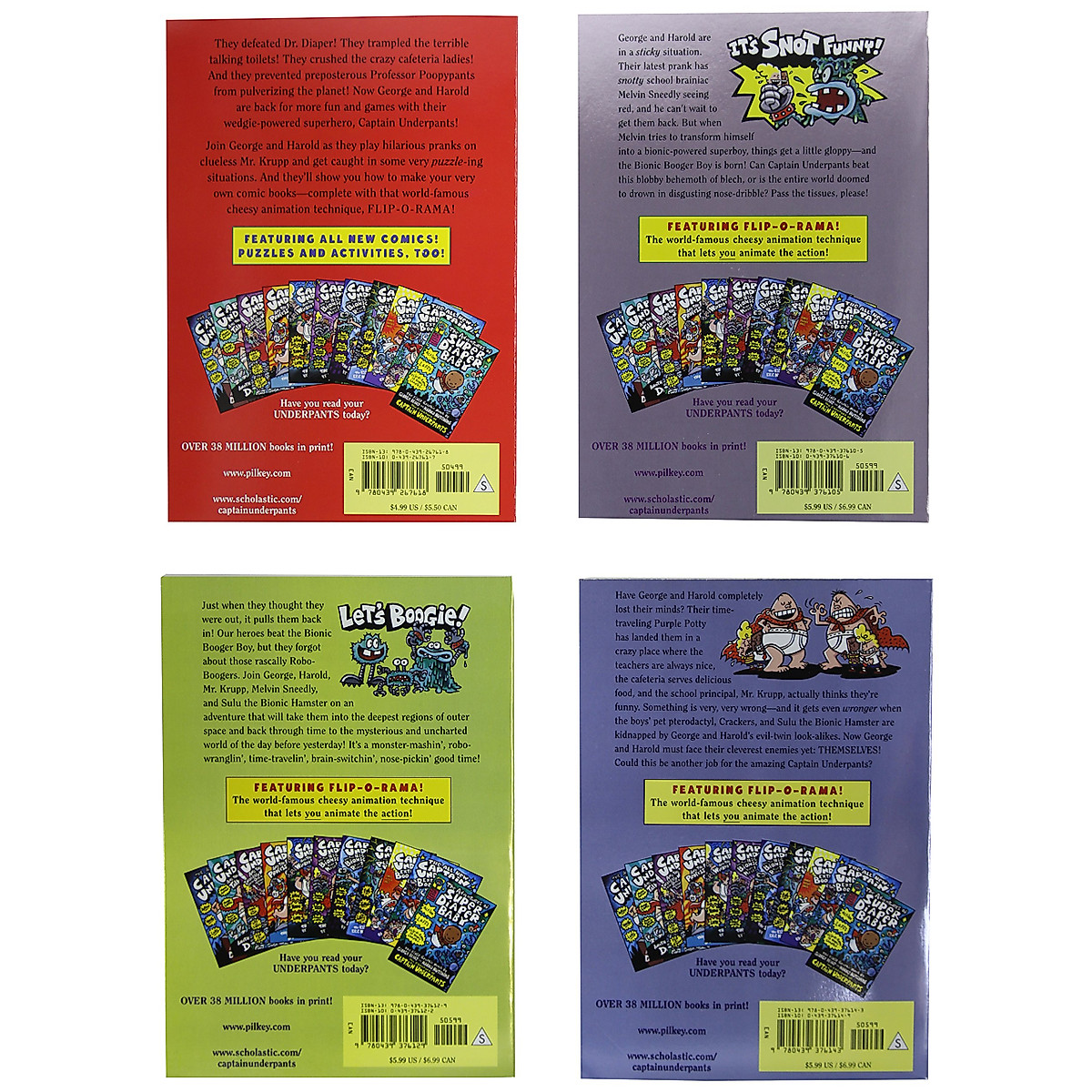 Captain Underpants 10 Books Collection