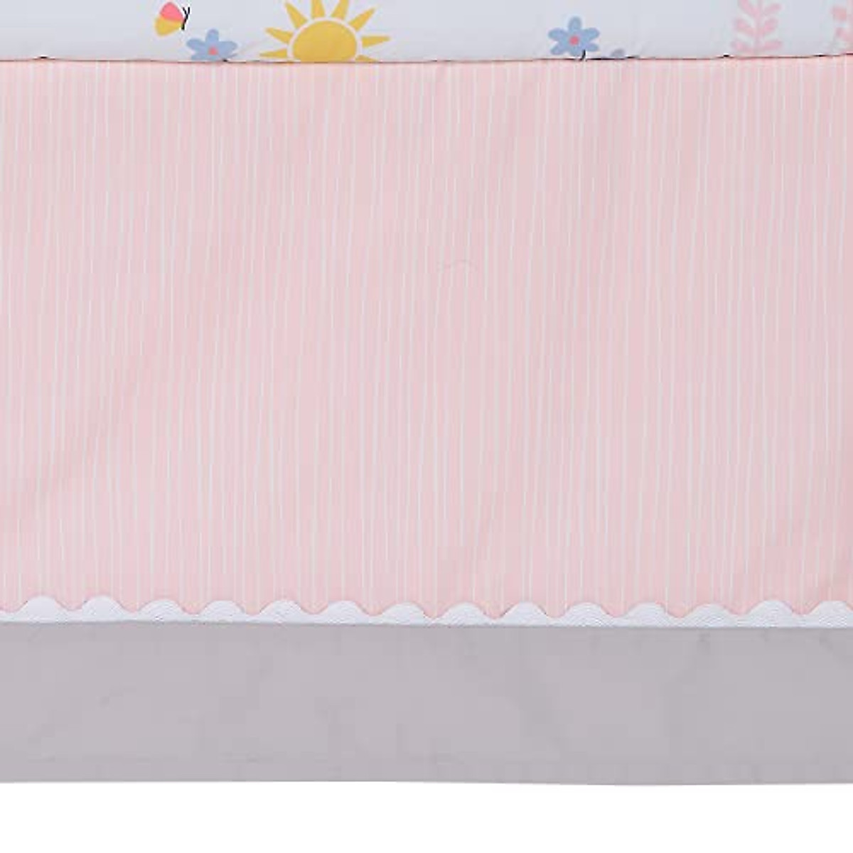 Lambs & Ivy Jazzy Jungle 3-Piece Safari Animals Pink Baby Crib Bedding Set
