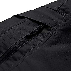 KEFITEVD Cargo Pants for Men Work Tactical Hiking Pants Thermal Winter Running Joggers Sweatpants with Zipper Pocket Khaki