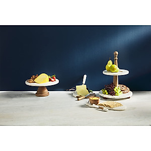 Mud Pie Dip and Tray Set, Natural, Tray 4 1/2" x 13"