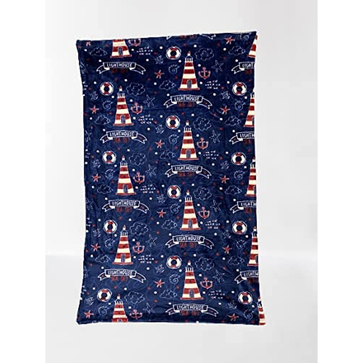 Summertime by The Shore by Décor&More Extra Soft Microplush Throw Blanket (50" x 60") - Lighthouse
