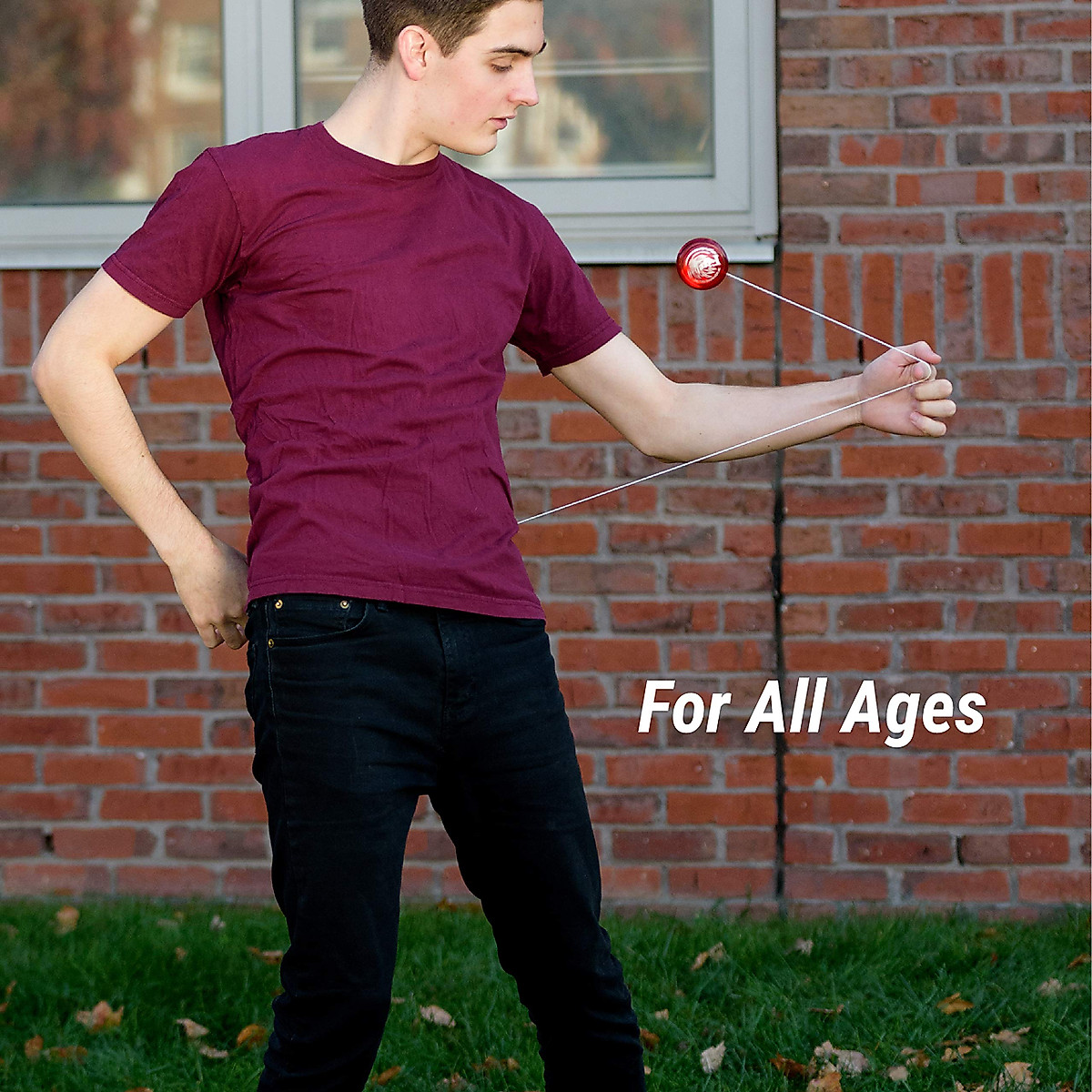 Yomega Fireball YoYo -HIGH Performance Responsive Transaxle Yoyo, Great for String Tricks for Advance Players to Perform Like Pros + Extra 2 yo yo Strings & 3 Month Warranty (Yellow and Black)