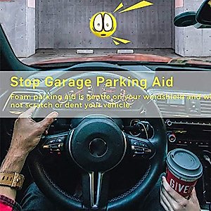 PAUTO-P Double Garage Parking Aid-Parking Ball Guide System，Parking Assistant kit Includes a retracting Ball Sensor Assist Solution.A Perfect Garage Parking Indicator
