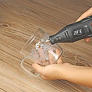 ZFE Diamond Burr Bits Drill Kit for Rotary Tool Metal Woodworking Router Grinding Engraving Carving- 1/8"(3mm) Shank Pack of 90Pcs/ 3 Sets