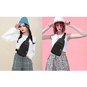 EVANCARY Small Sling Bag Sling Backpack for Women, Chest Bag Daypack Crossbody Sling Backpack for Travel Sports Running Hiking